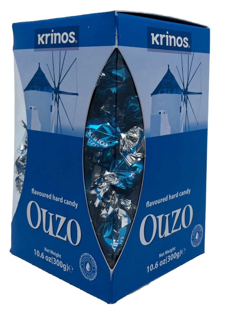 Ouzo Candy - Krinos - 10.6 oz box – Greek Market