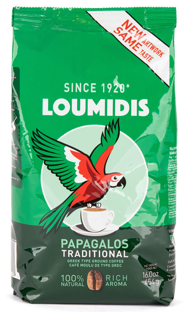 Greek Coffee - Papagalos (Loumidis) - 1 lb bag – Greek Market