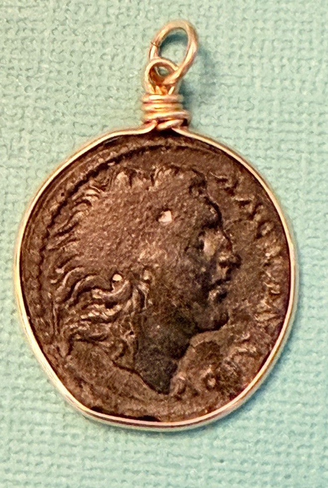 Greek Bronze Coin Pendant - Alexander III The Great - 1 pc – Greek Market