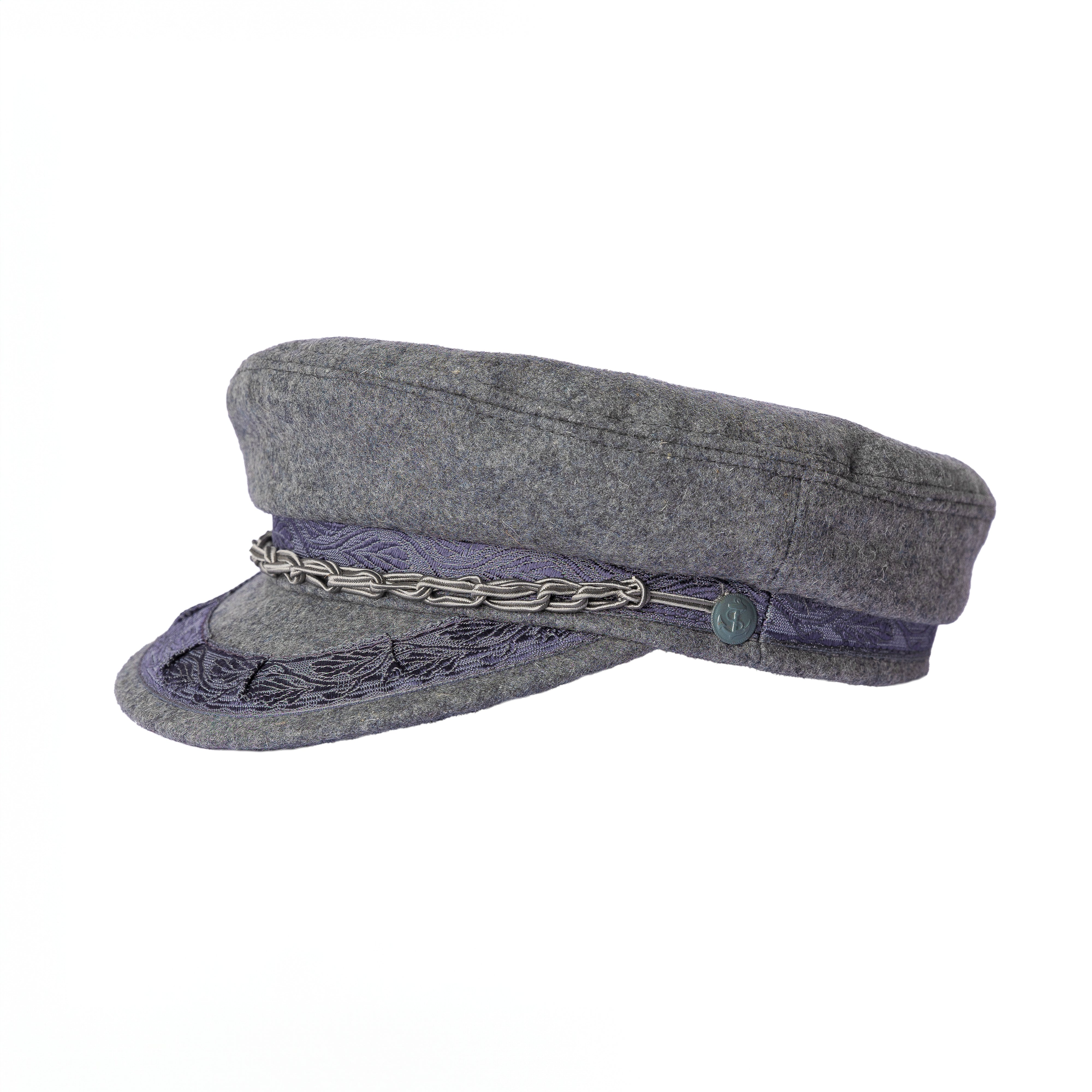 Authentic Greek Fisherman's Cap - Wool - Grey – Greek Market