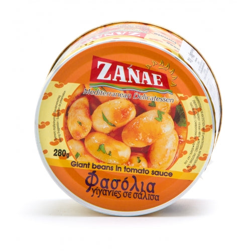 Giant Beans In Tomato Sauce - Zanae - 10 oz can – Greek Market