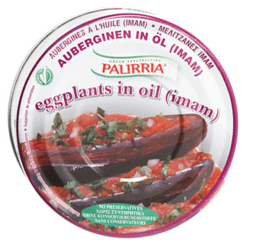 Eggplant With Tomato - Ready To Serve - Palirria - 10 oz can – Greek Market