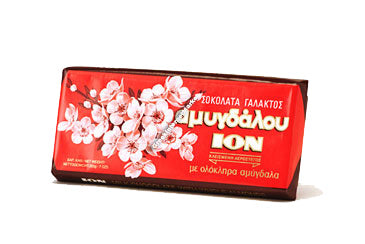 Milk Chocolate With Almonds - Ion - 100 gr bar – Greek Market