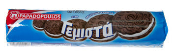 Biscuits Filled - Vanilla Cream - Papadopoulos - 200 gr Pck – Greek Market