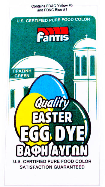 Easter Egg Dye - Green - Fantis - 1 pc – Greek Market